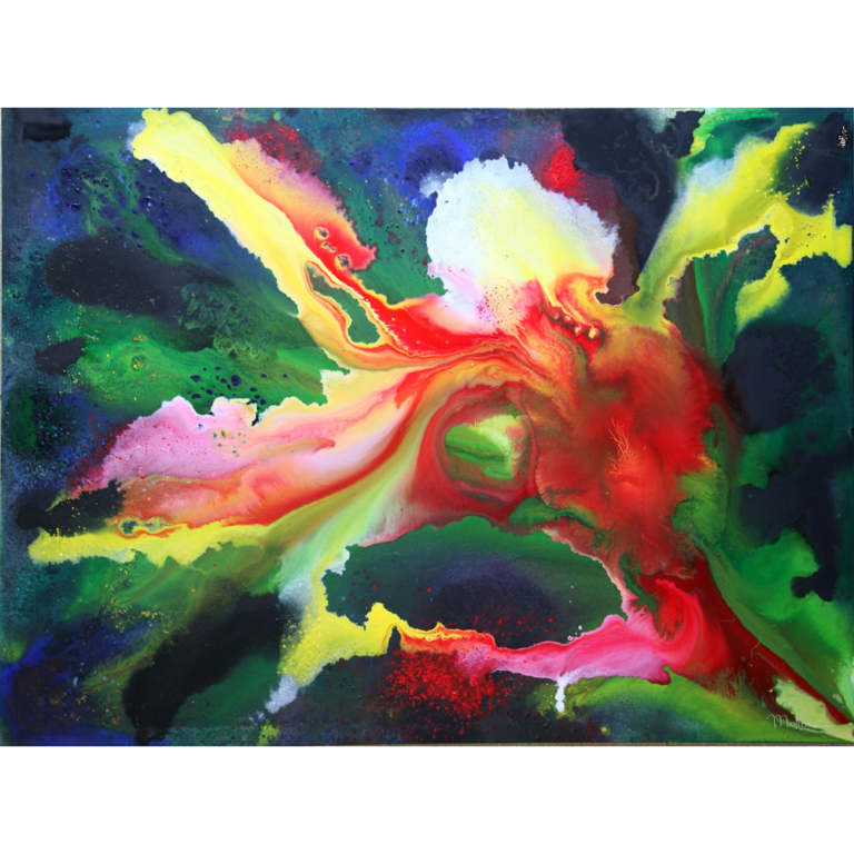 "Volutes colorées" - Ouest Art Shop - Galerie d'art des artistes bretons