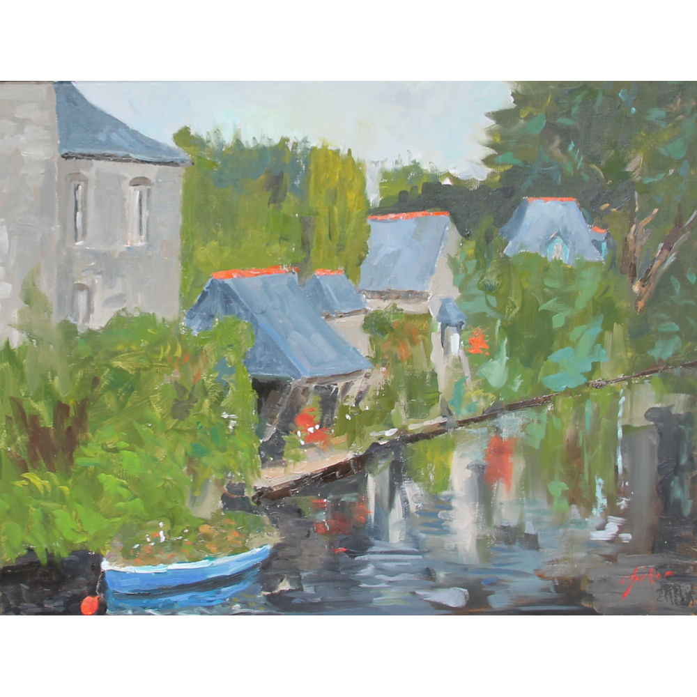 "Les lavoirs de Pontrieux 2" - Ouest Art Shop - Galerie d'art des ...